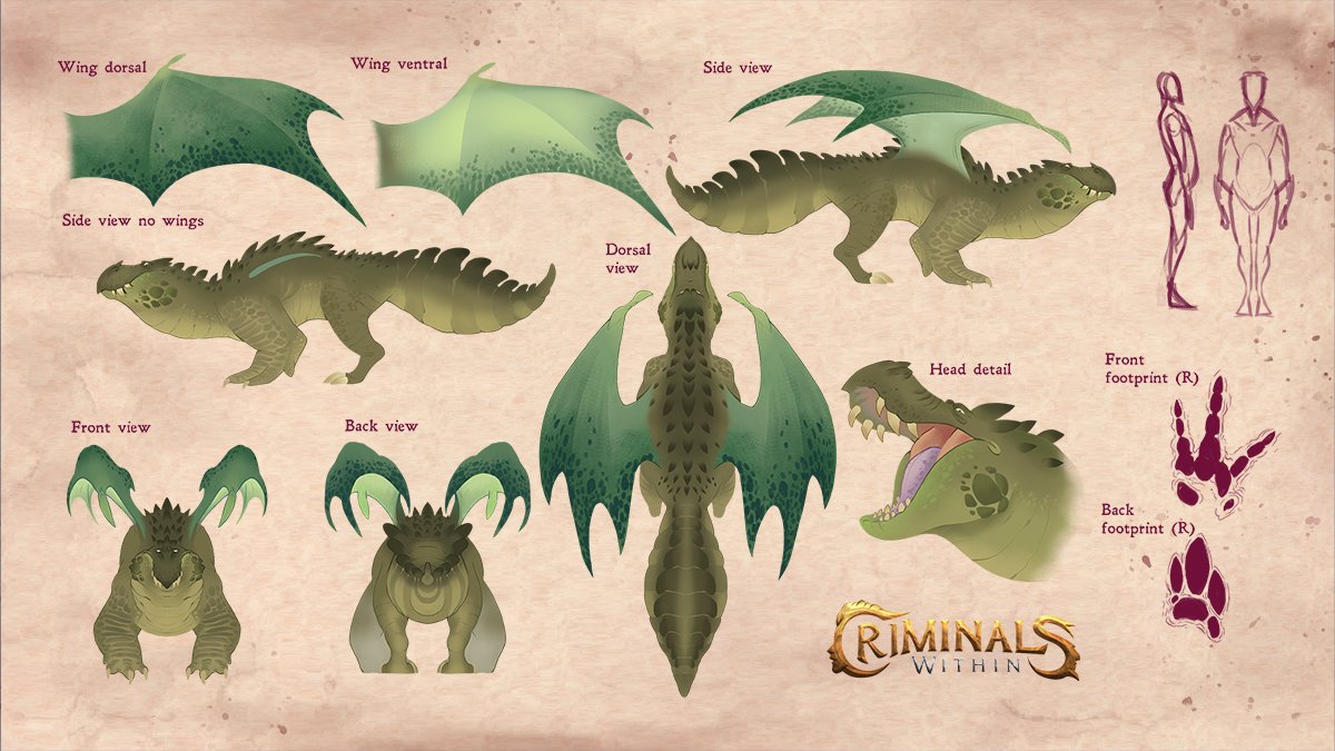 Dragon Side And Front View