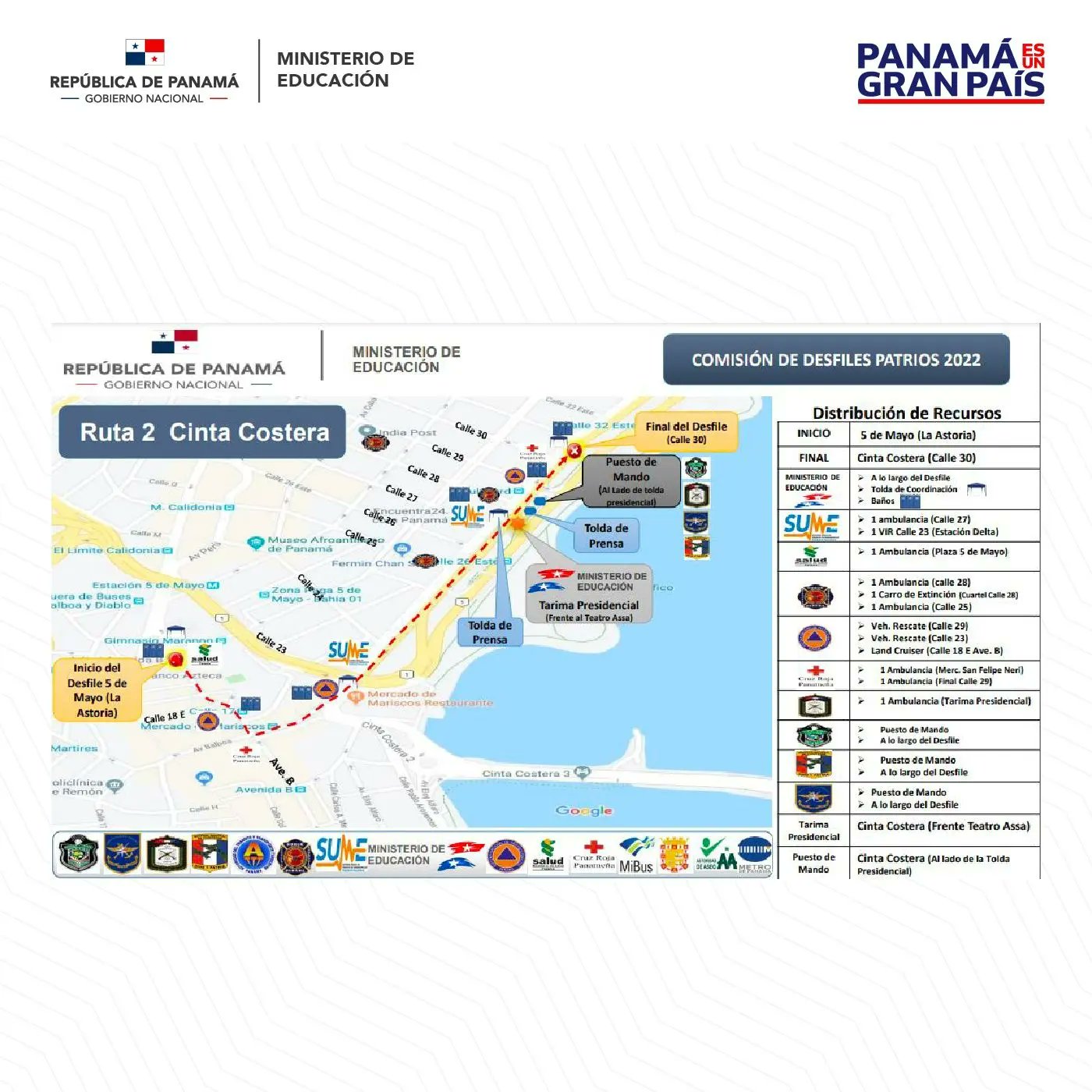Meduca presentó las rutas para los desfiles patrios – NexPanama Meduca presentó las rutas para los desfiles patrios – NexPanama
