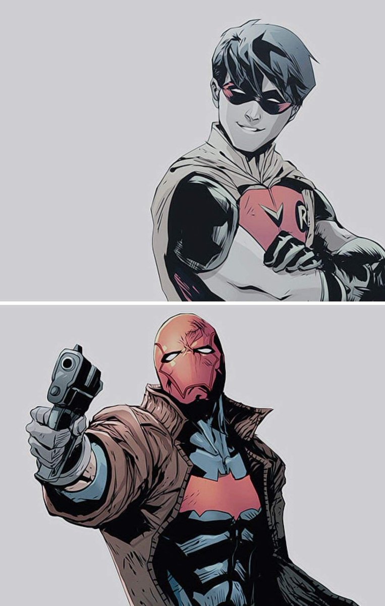 Le fascinant Red Hood et l’altruiste Nightwing, anciens Robins et ...
