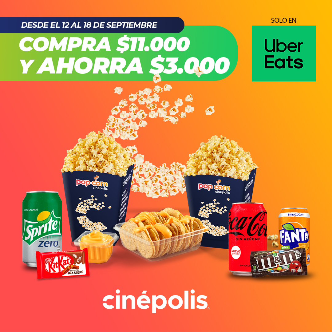 CineHoyts Chile on Twitter: "Si eres amante de las cabritas no te pierdas esta Promo con Uber ...
