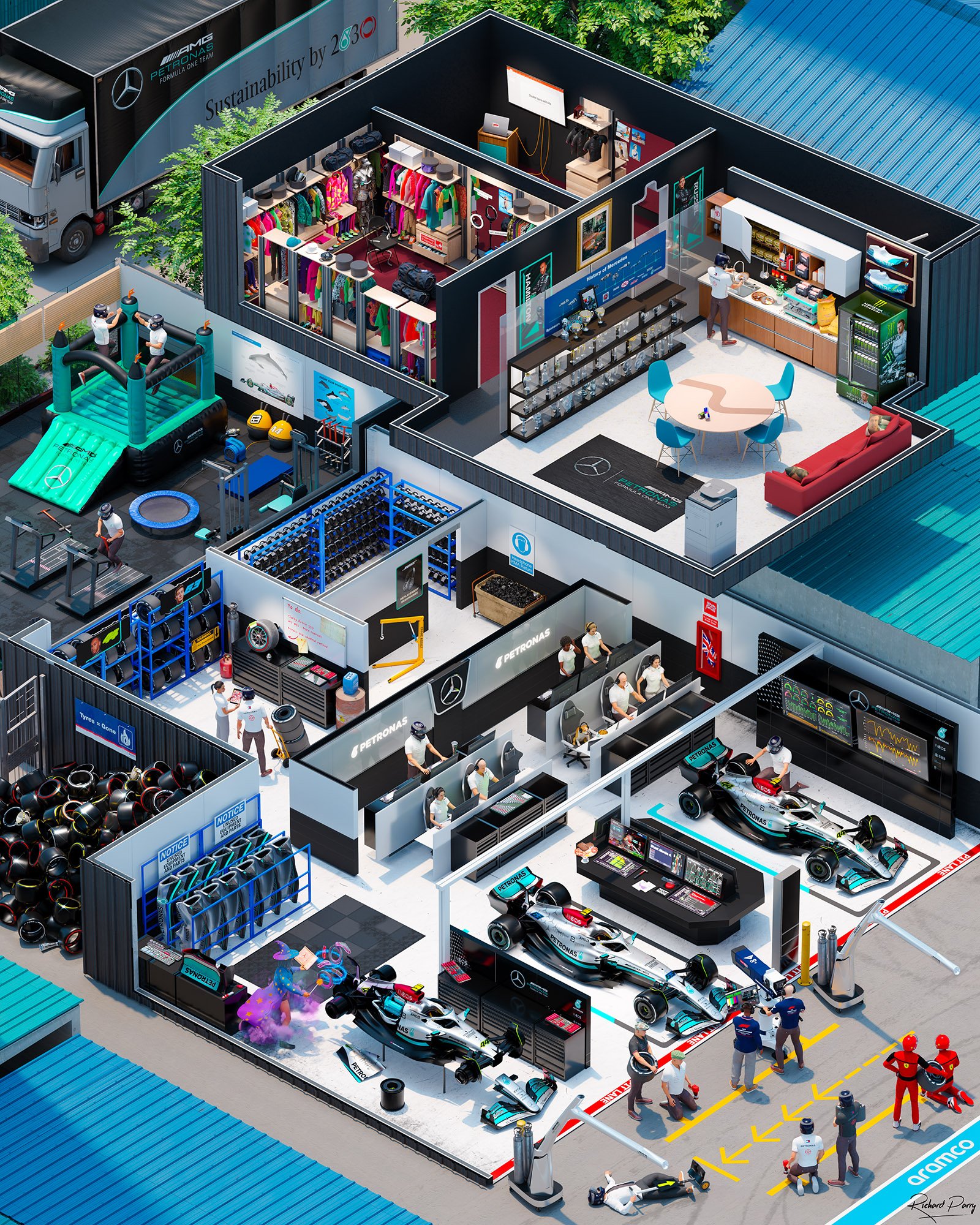 Alerta F1 】 on Twitter: "🐶 Roscoe el estratega. 📸 [ Richard Parry ] 📸 https://t.co/RxSFTuFVNU ...