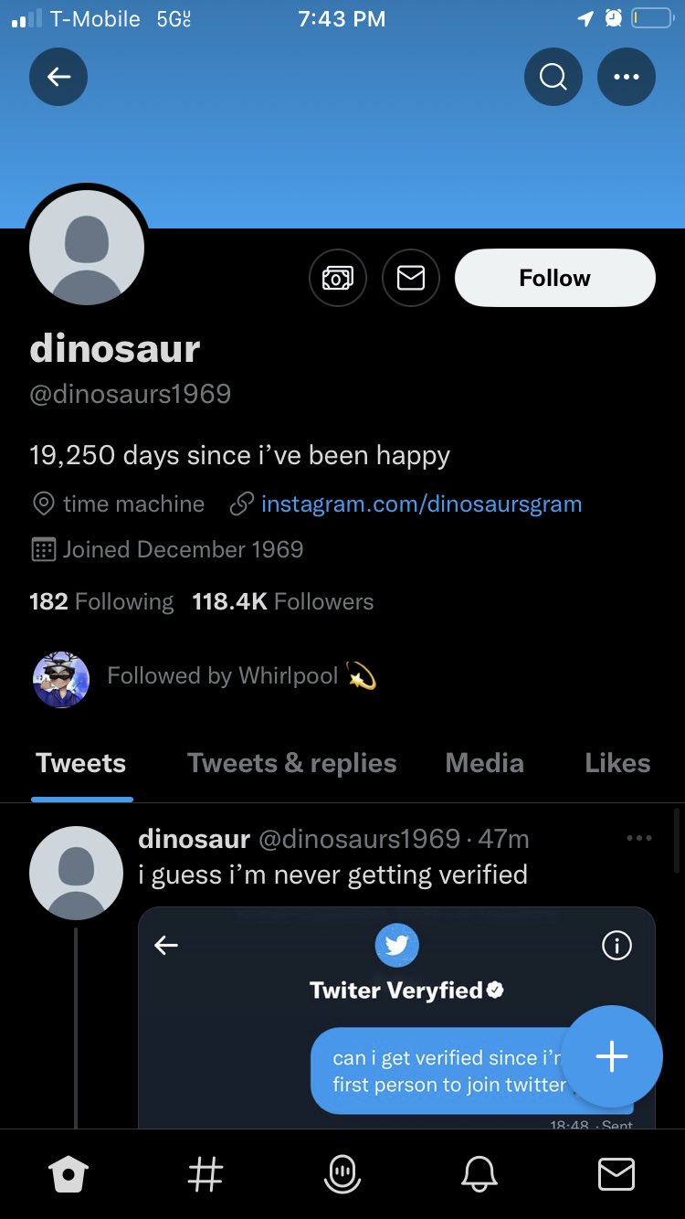 CamSpookyX 🎃 on Twitter: "Who joined twitter before this guy? https://t.co/S2Hvdag1UM" / Twitter