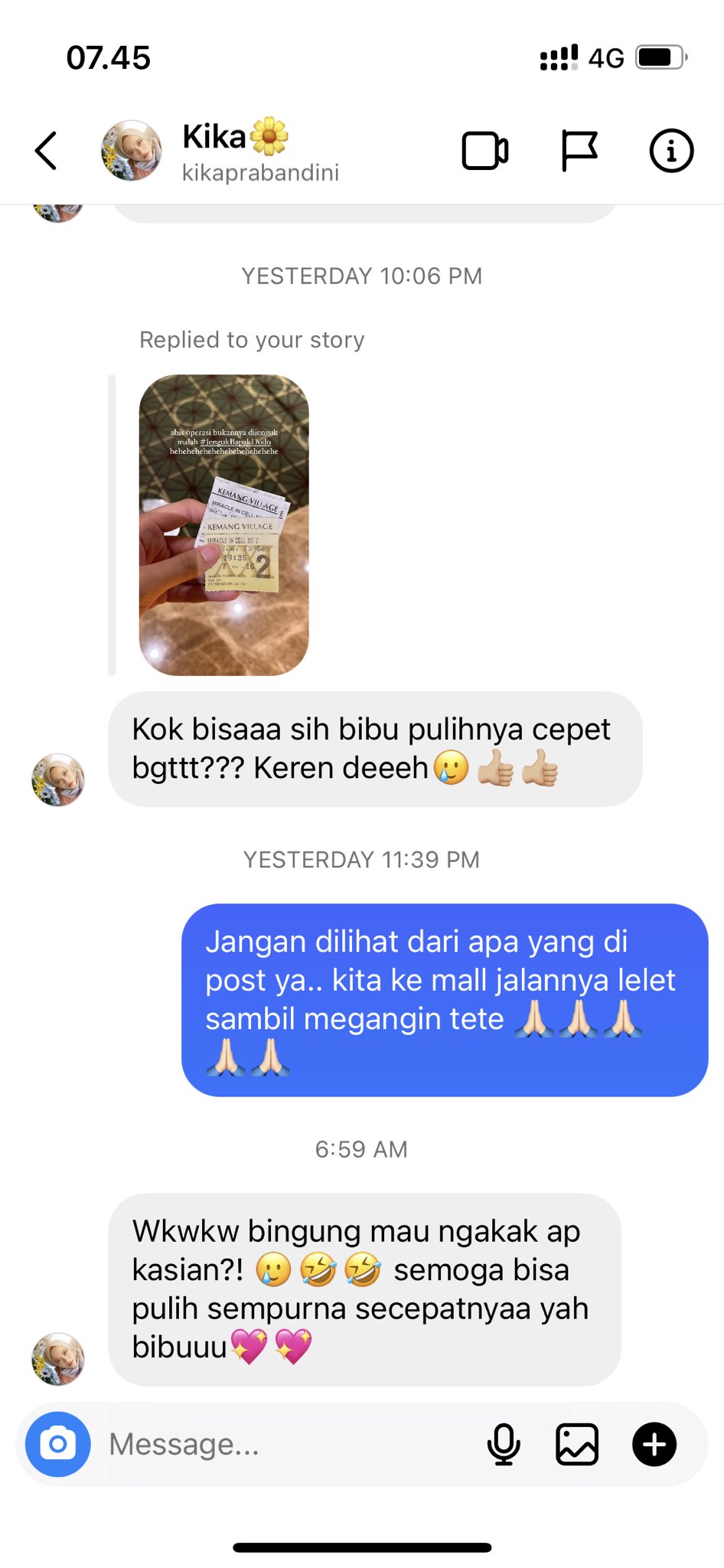 Syanindita on Twitter: "Abis operasi pergi nonton, jangan dikira kita ...