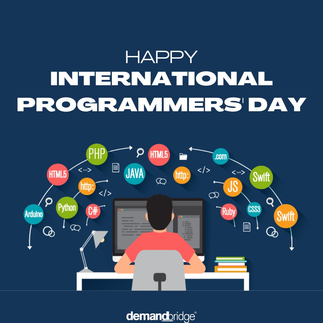 Demandbridge On Twitter Happy International Programmers Day Demandbridge Is Lucky To Have
