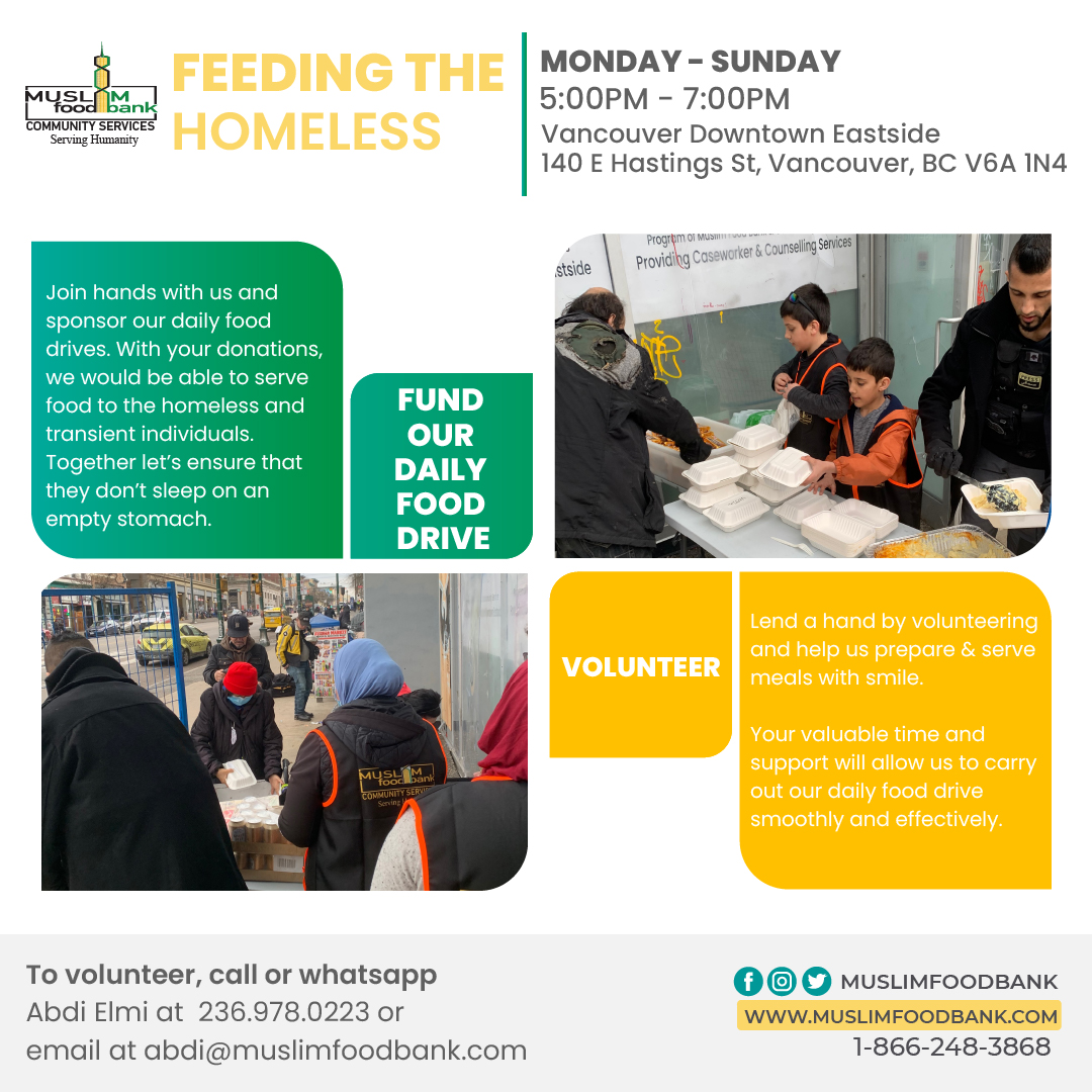 Feeding The Homeless Flyer
