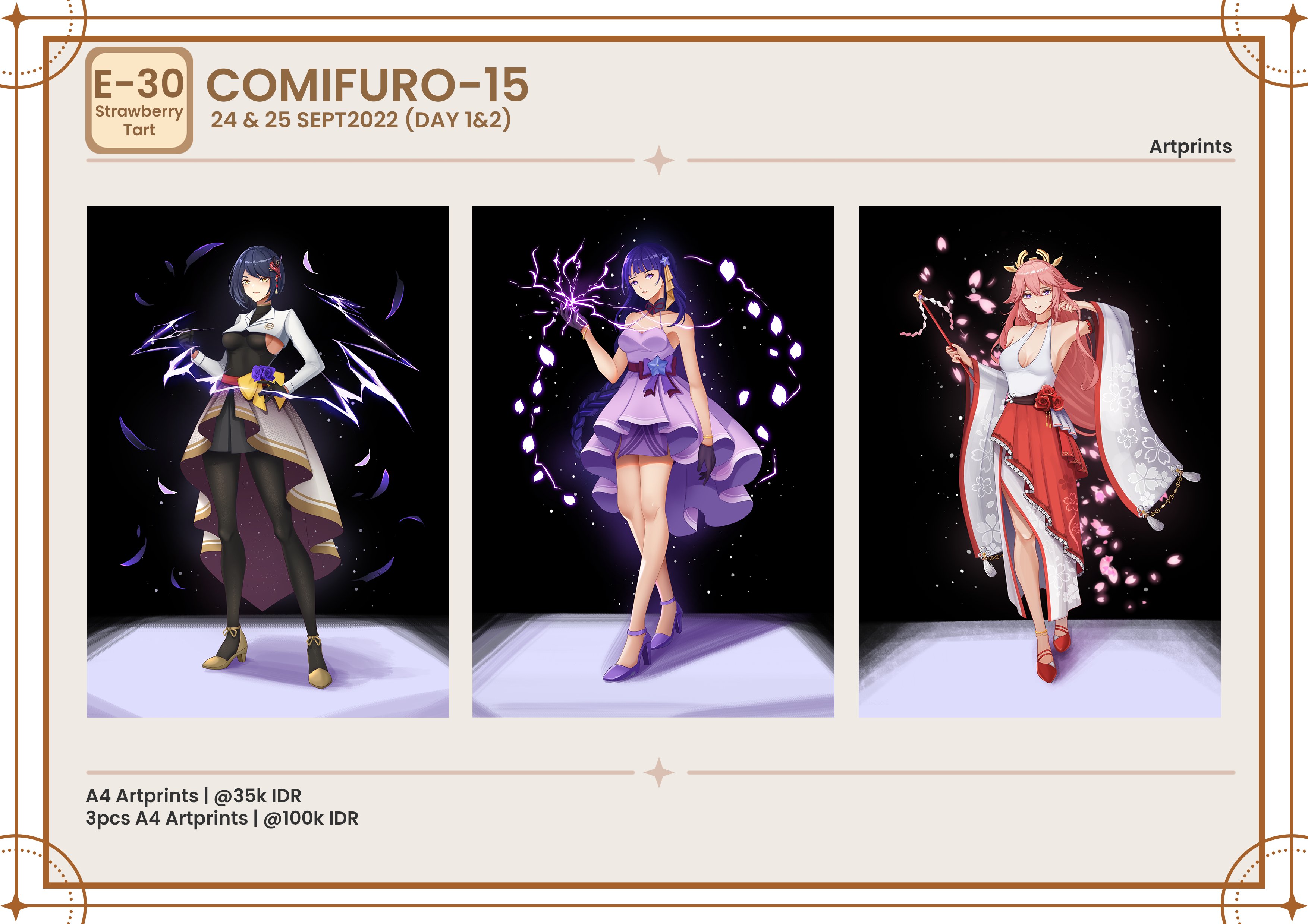 Patrick jason on Twitter: "(3/3) CF15 Catalog booth StrawberryTart E-30 day 1&2 #comifuro15 # ...
