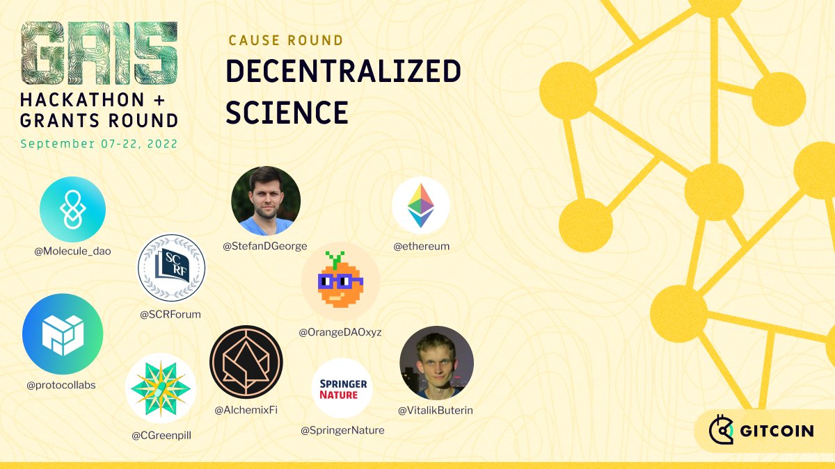 VitaDAO 💛 on Twitter: "Check out the Longevity-specific projects in the @gitcoin DeSci round ...
