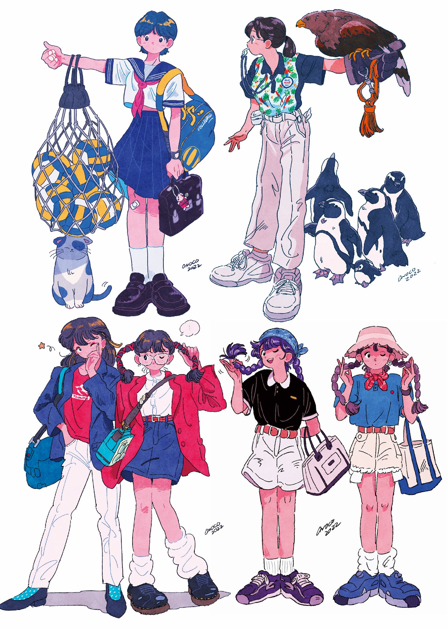 ONOCO on Twitter: "イラスト頑張ってるんで、見ていってね！動物と夏が好きです。 https://t.co/5BfG3pxVVN" / Twitter