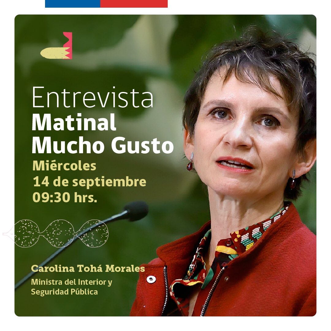 Gobierno De Chile On Twitter Rt Min Interior 📺 ¡hoy La Ministra