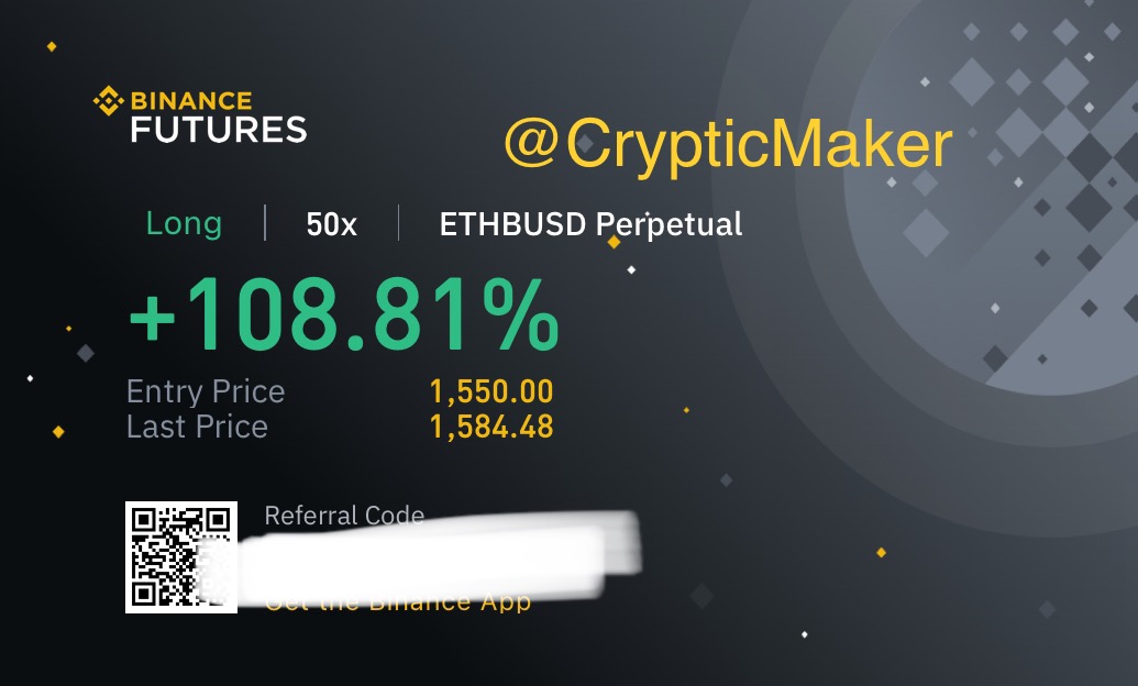 Cryptic Maker on Twitter: "GM Guys, even when I take pleasure in shorting, I still take the ...