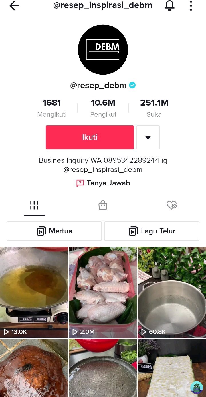 TanyarlㅡDilarang Rep LINK AFF‼ on Twitter: "Guys... kesel banget lihat akun tiktok ini... 💚 ...