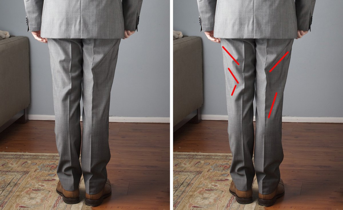 HOW TO LOOK BETTER IN PANTS 🧵 In the last 15 years, I've noticed that ...