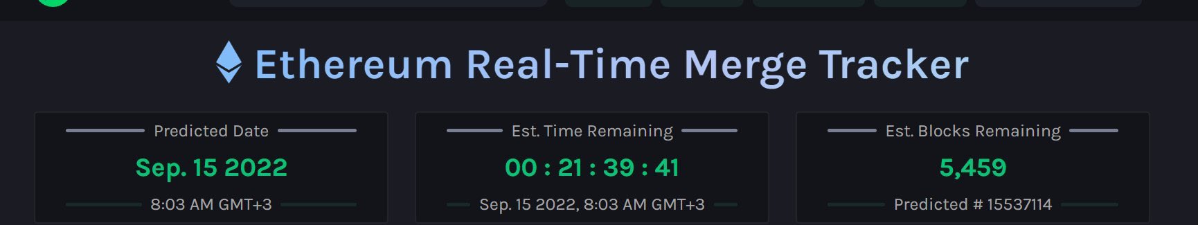Mr.Crypto |⛩️ on Twitter: "ساعات متبقية على الـ Merge الخاص بشبكة الأيثيريوم! #merge #eth https ...