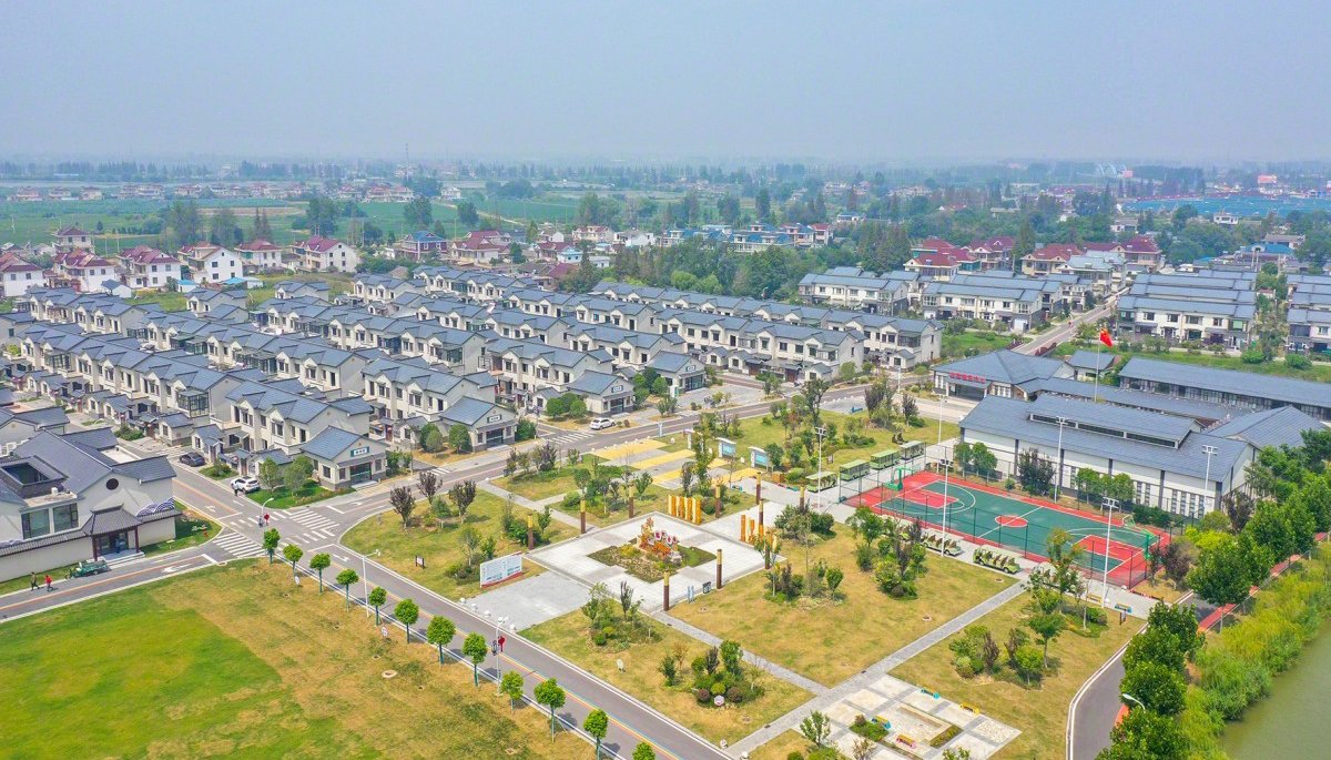 #AerialJiangsu The improvement of the rural living environment in ...