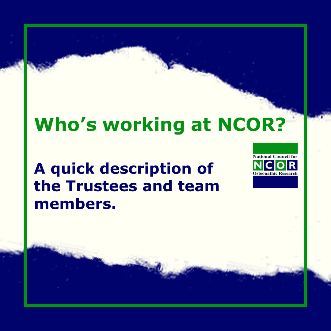 NCOR on Twitter: "NCOR's activities are overseen by its Board of Trustees and the Executive team ...