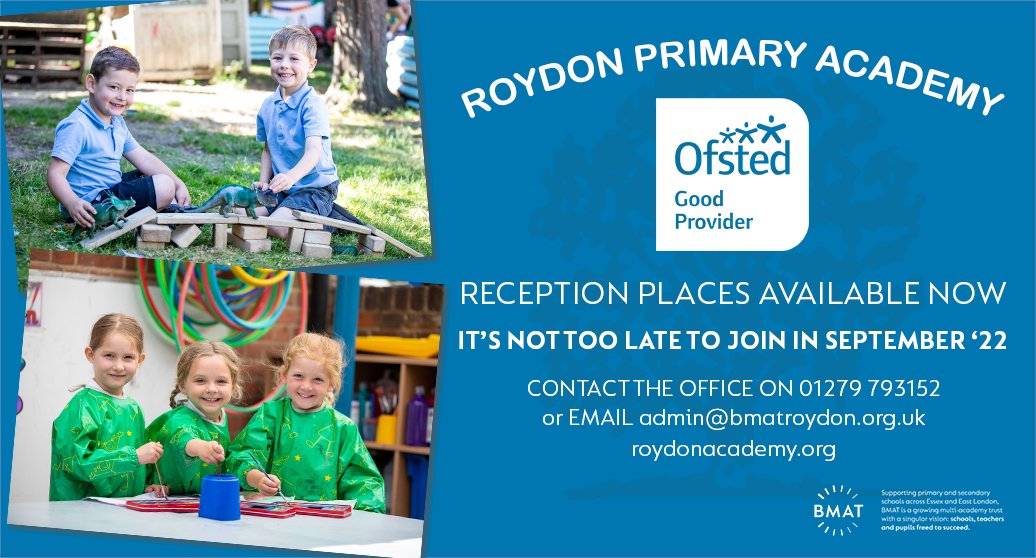 Welcome to Roydon Primary Academy