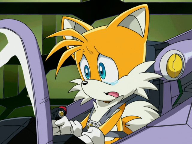 Sonic X Tails Crying