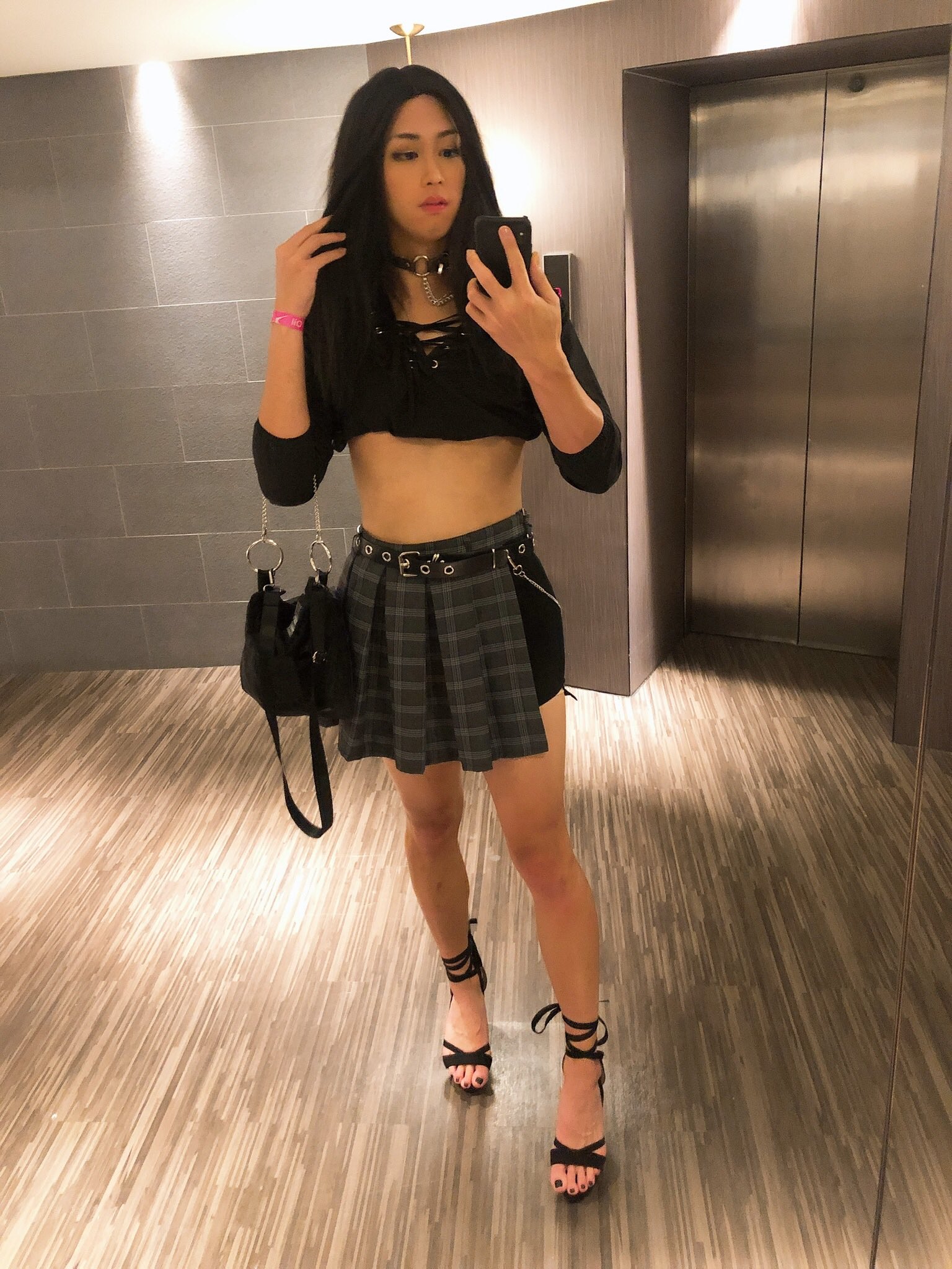 Miumi on Twitter: "Not sure how I was still standing after that night in those heels~ #femboy # ...