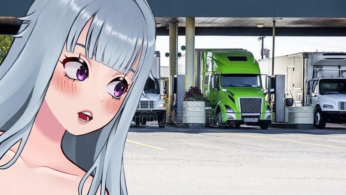 Truck Chan 🚚 Vtuber on Twitter: "To you, this is just an image of a gas station. To me, this is ...