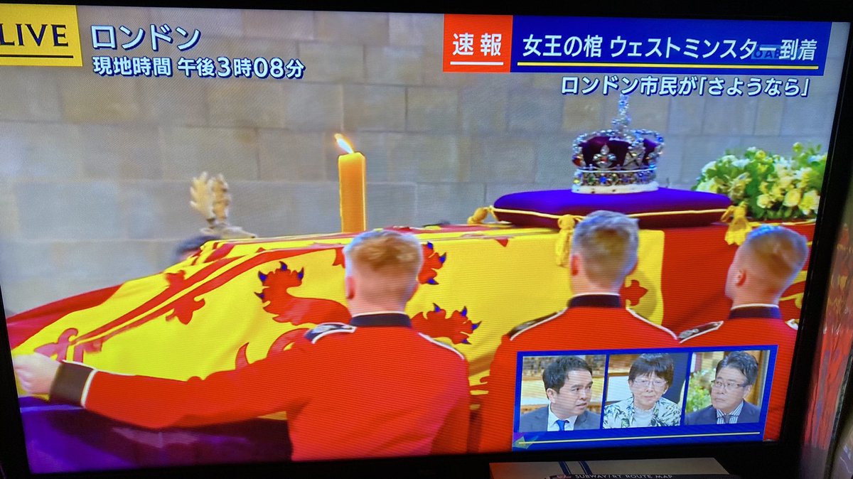 🍷日本 🍔ny 時々 España🇪🇸 On Twitter 報道ステーション 厳かだし、豪華やわ エリザベス女王 Queenelizabethll Juz Arrived At