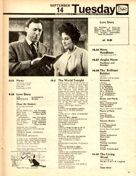 Graeme Wood on Twitter: "TV📺14/9/65 ITV 4.35:The Romper Room 5.0:Five O'Clock Funfair 5.25:Stage ...