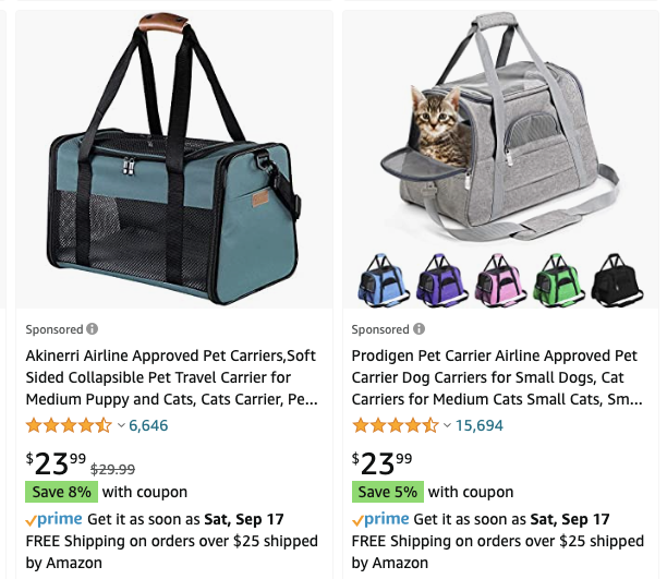 GOOD VS BAD Title image #5 - Pet Carrier Your title image is essential ...