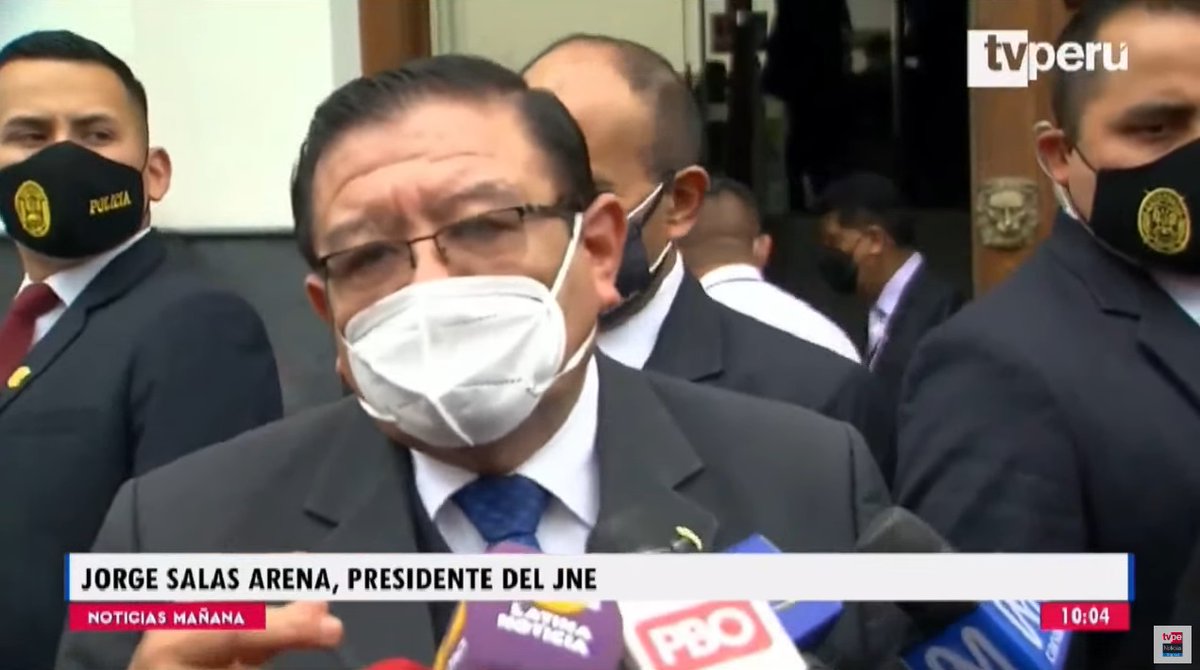 Jne Perú On Twitter El Presidente Del Jne Jorge Luis Salas Arenas