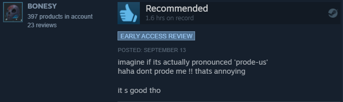 ProDeus (EARLY ACCESS, GO BUY!!!) on Twitter: "PRO - DEE - US Ya'll need to stop being horny on ...