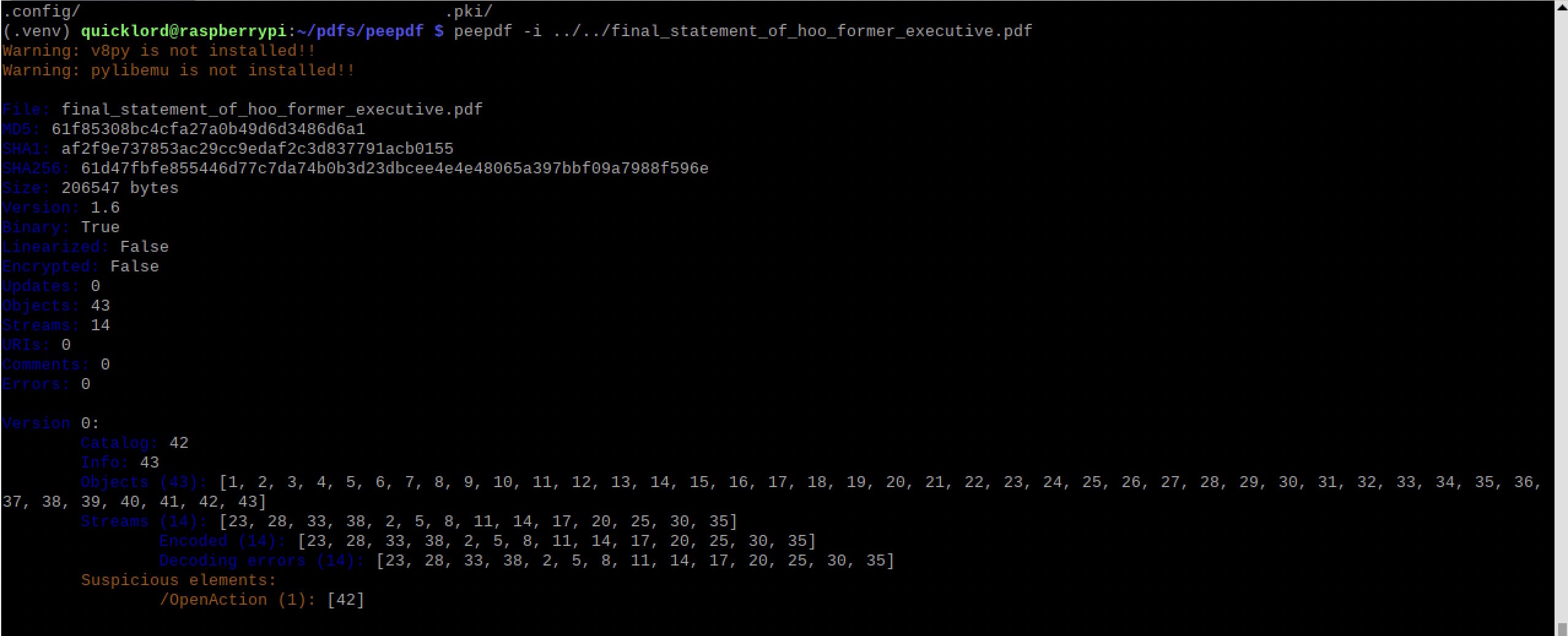 M Cryptadamus ⚯ | @cryptadamist@universeodon.com on Twitter: "I called this tool "the PDFalyzer ...