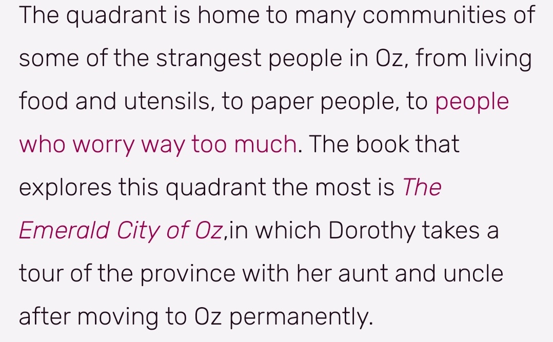 In The Wizard of Oz The Yellow Brick Road leads to Emerald City This is ...