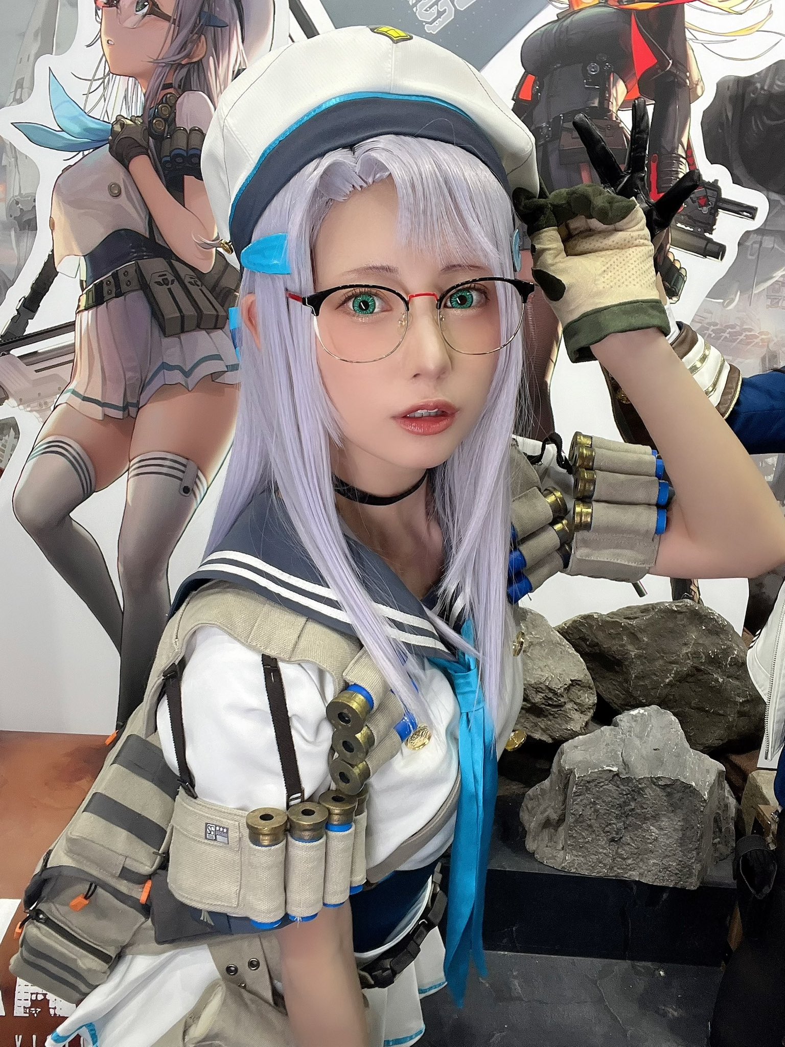 篠崎こころ💙🐾 on Twitter: "#TGS2022 #NIKKE ブースに遊びに行ってきました！ リアルガチャでかわいすぎるグッズGETしちゃったよ🔥 試遊ブースも楽しかった~！ 事前 ...