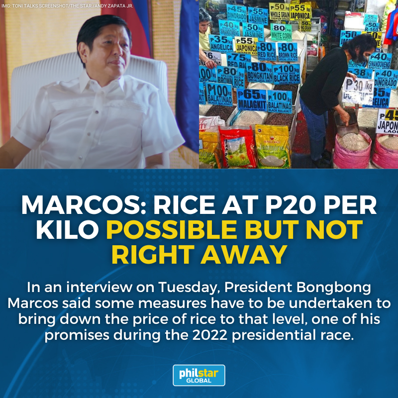 Philstar.com on Twitter: "P20 NA BIGAS POSIBLE NGA BA? Lowering the price of rice to P20 per ...