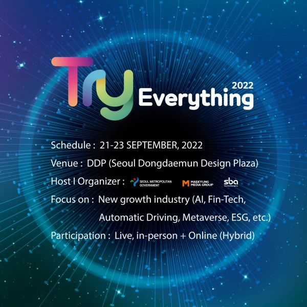 Seoul Government on Twitter: "𝙂𝙡𝙤𝙗𝙖𝙡 𝙎𝙩𝙖𝙧𝙩𝙪𝙥 𝙁𝙚𝙨𝙩𝙞𝙫𝙖𝙡 ‘𝕋𝕣𝕪 𝔼𝕧𝕖𝕣𝕪𝕥𝕙𝕚𝕟𝕘’ 𝙩𝙤 𝙗𝙚 𝙝𝙚𝙡𝙙 𝙞𝙣 𝙎𝙚𝙥𝙩𝙚𝙢𝙗𝙚𝙧🤗 ...