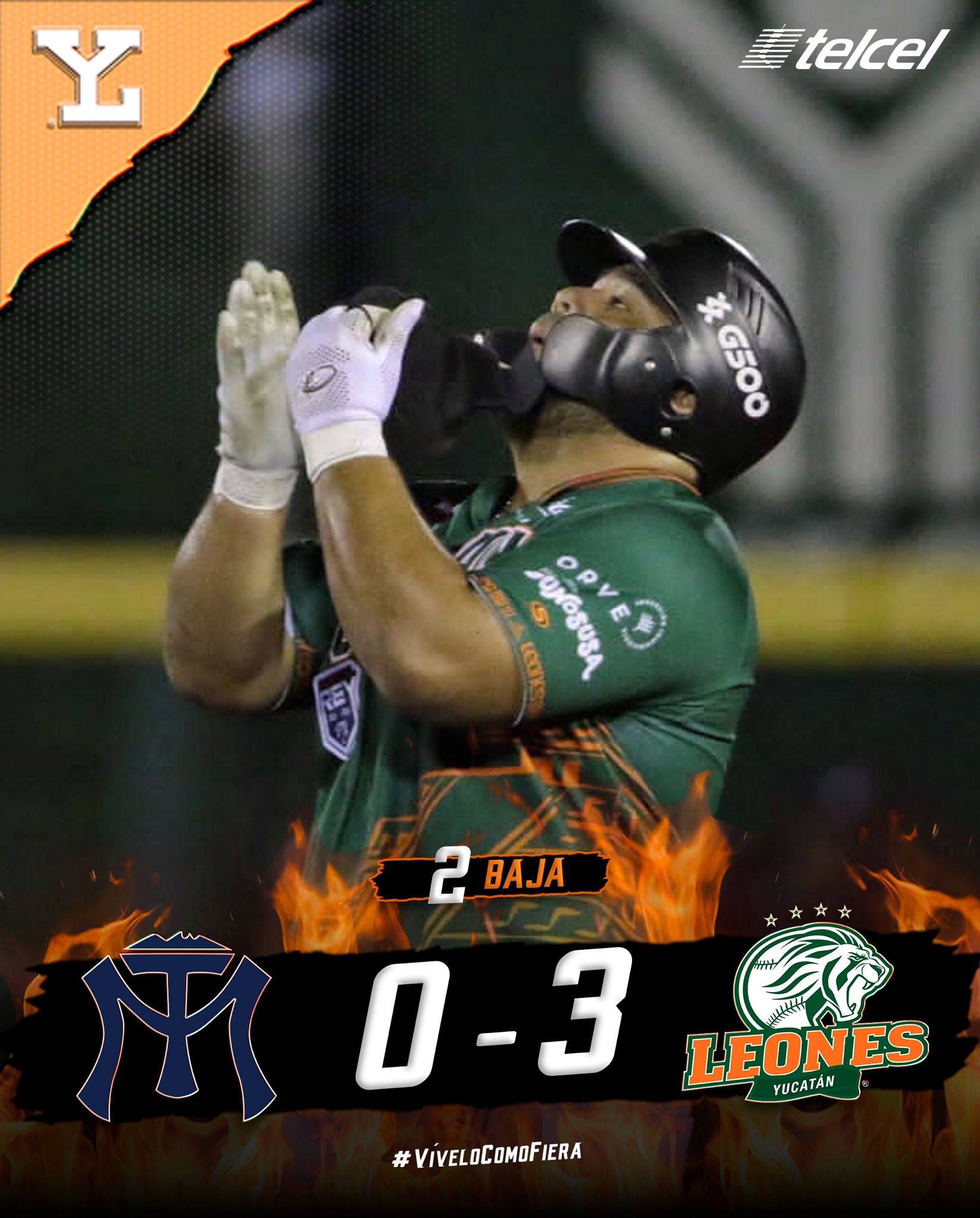 Leones de Yucatán on Twitter: "¡DOS COMPLETAS EN EL KKK!🏟🔥 Por @Telcel https://t.co/MN1cYWJ85s ...