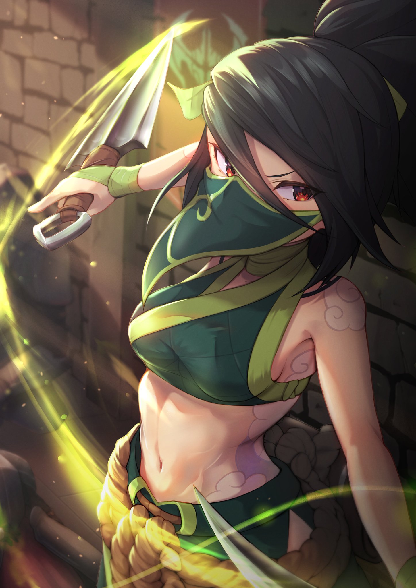 ううぷす/OOPS🔞(Open comm) on Twitter: "気になる箇所を手直ししたので再投稿です。 lol/Akali #LeagueOfLegendsfanart https ...