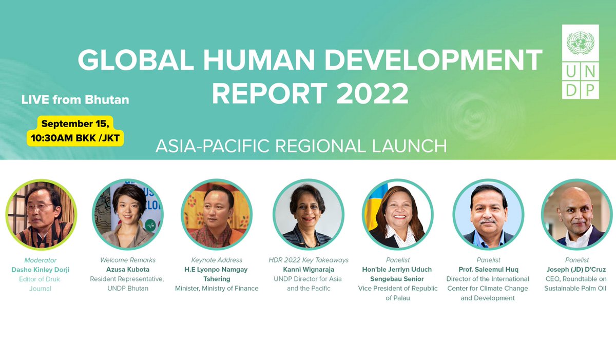 UNDP Thailand on Twitter: "RT @UNDPasiapac: ⏰ 2 Hours to go | Ongoing crises across the world ...