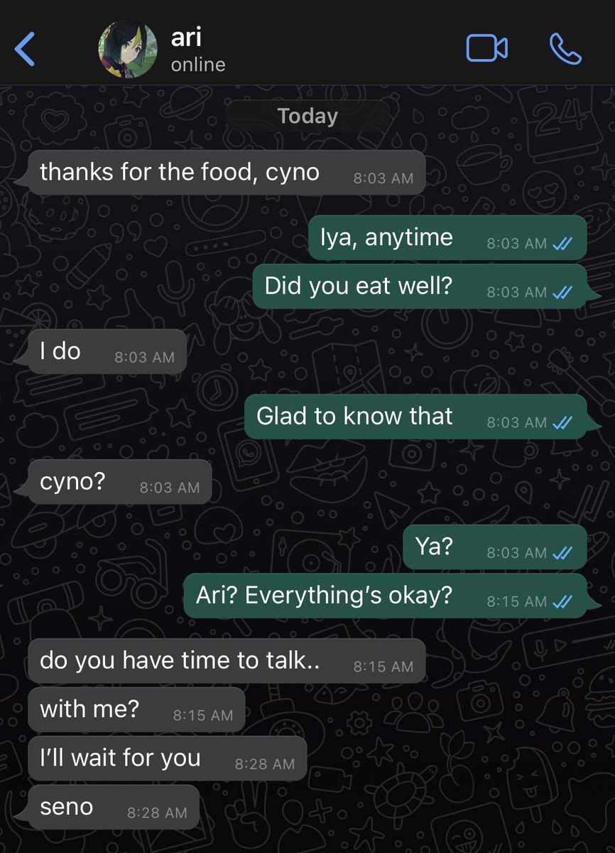 GABUNG KOMUNITAS FANFIC 📌 on Twitter: "cw // bxb , cyno x tighnari , cynonari au!‘breakup—try to ...