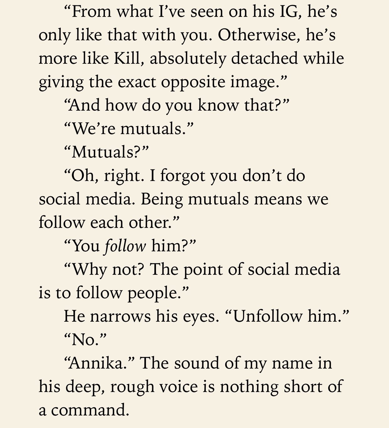🖤R on Twitter: "Creighton is jealous of anyone who’s near Annika and even someone who’s not even ...
