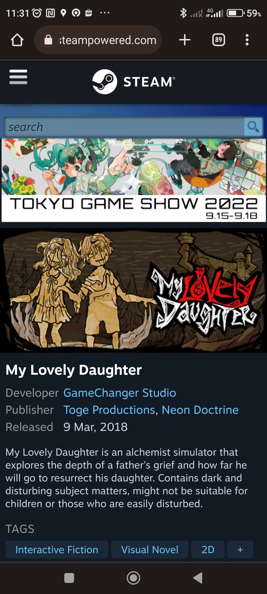 GameChanger Studio - 🤟 Buy My Lovely Wife 🤟 on Twitter: "Yayyyy!!! We are on #TokyoGameShow2022 ...