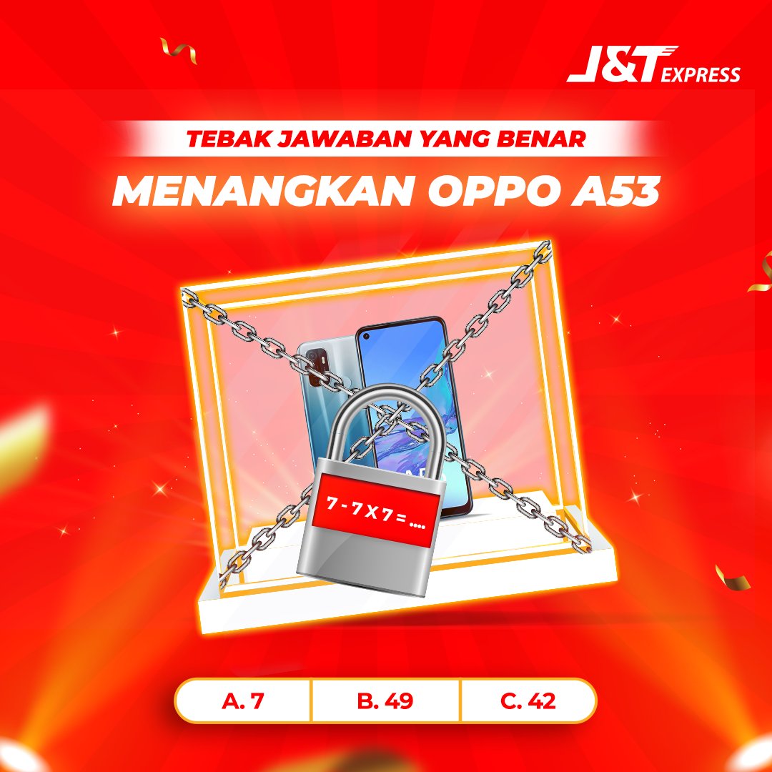 J&T Express Indonesia on Twitter: "Kamis berkah~ J&T Friends yuk komen jawabanmu sekarang di ...