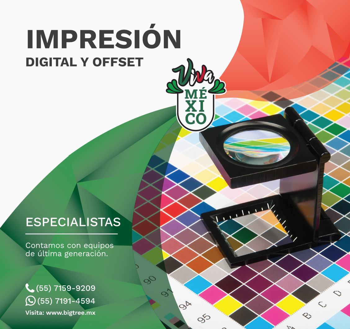 Big Tree on Twitter: "Servicio de Impresión Offset Tradicional y Digital. Contamos con equipos ...
