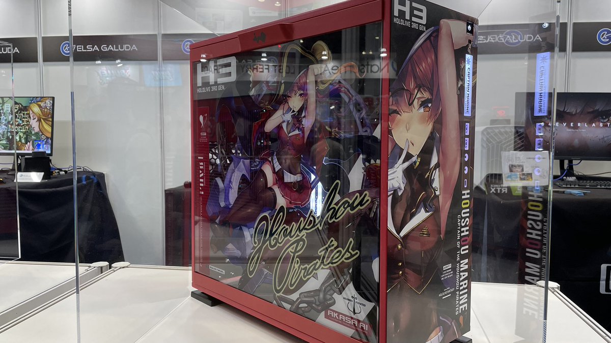 カピさん Kapi Lab. on Twitter: "ELSAさんのブースに船長のPCあった！ #TGS2022"