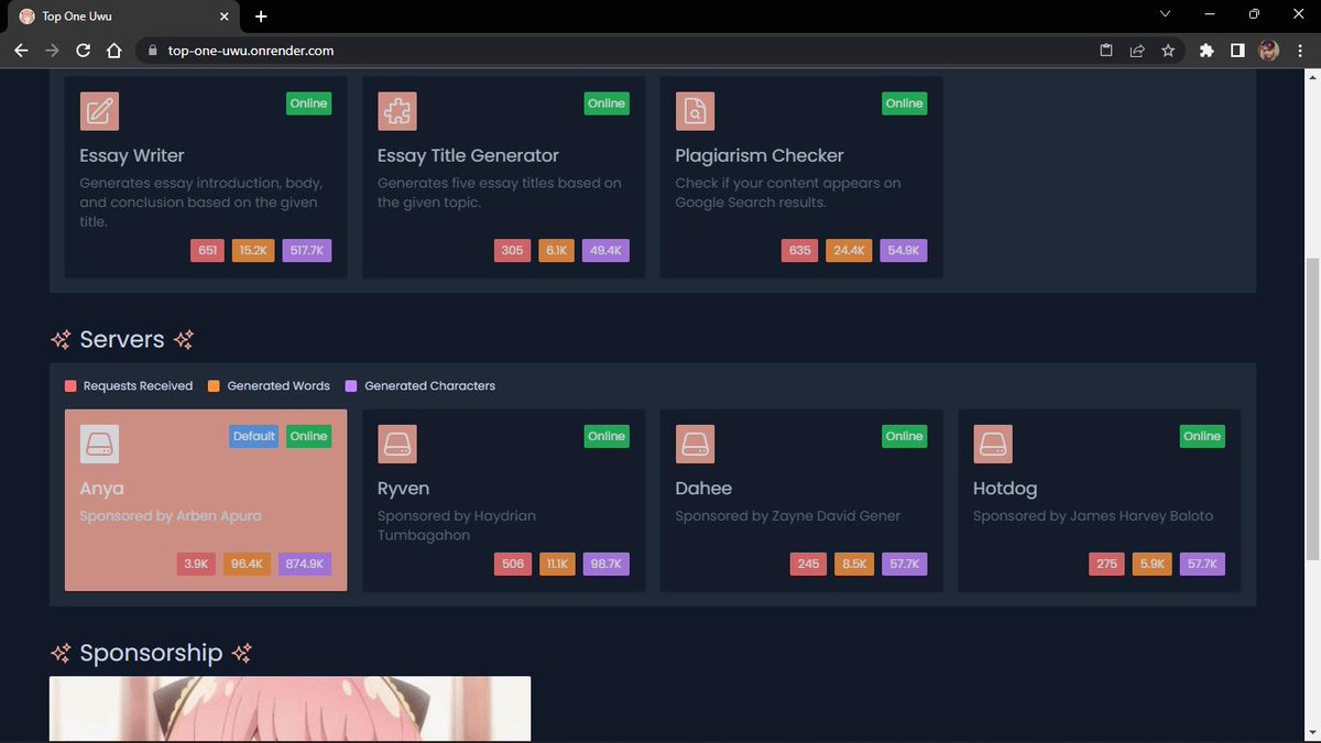 Inquirer on Twitter: "RT @BeAnINQUIRER: 'TOP ONE UWU' WEB APP 👨🏻‍💻 LOOK: In the hopes of ...