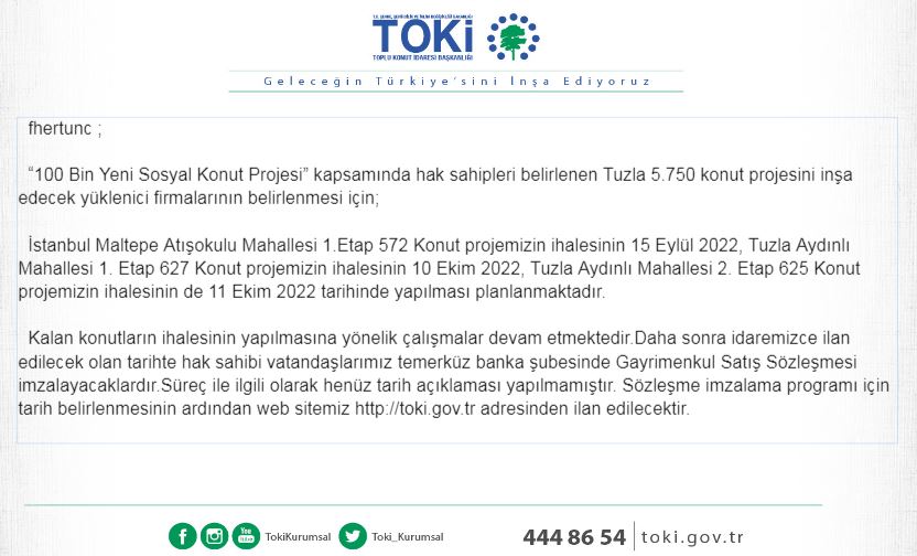 TOKİ on Twitter: "@fhertunc https://t.co/q9v95q2iNK" / Twitter