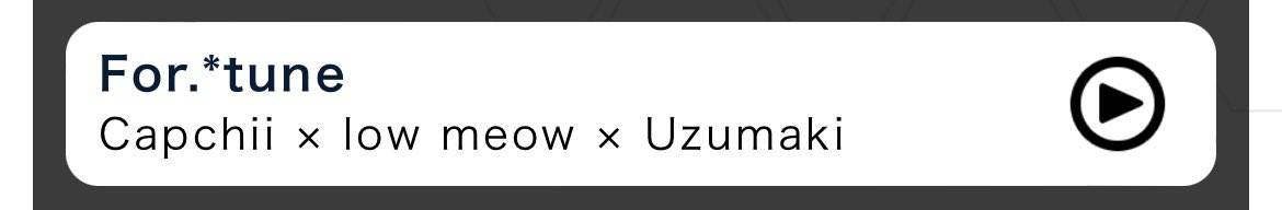 Capchii on Twitter: "RT @Uzmk_6g: 【告知】 BPLのボルテ部門にてチームイメージ楽曲にノミネートされました！ 「For.*tune」 本楽曲はCapchii ...