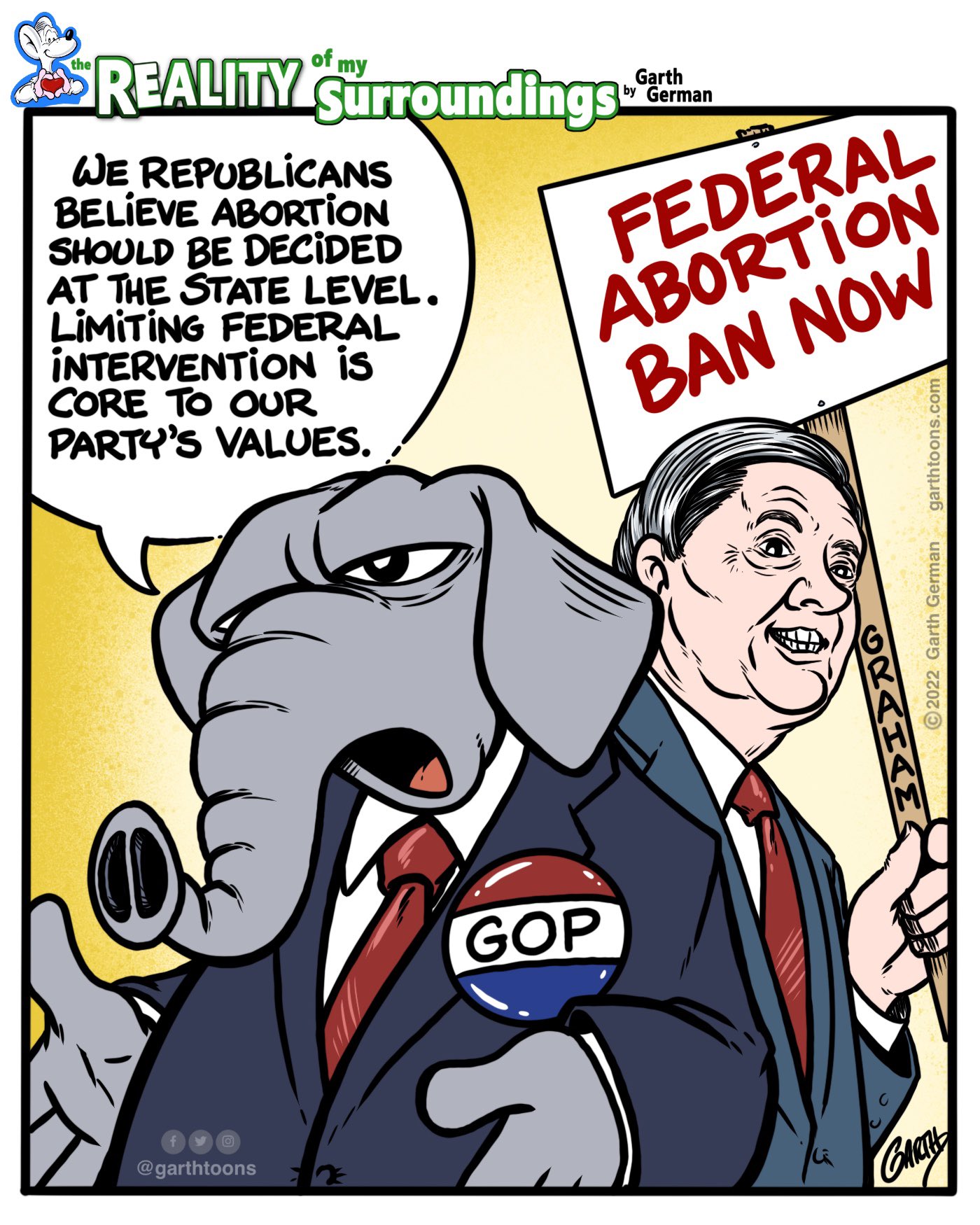 States Rights Political Cartoon