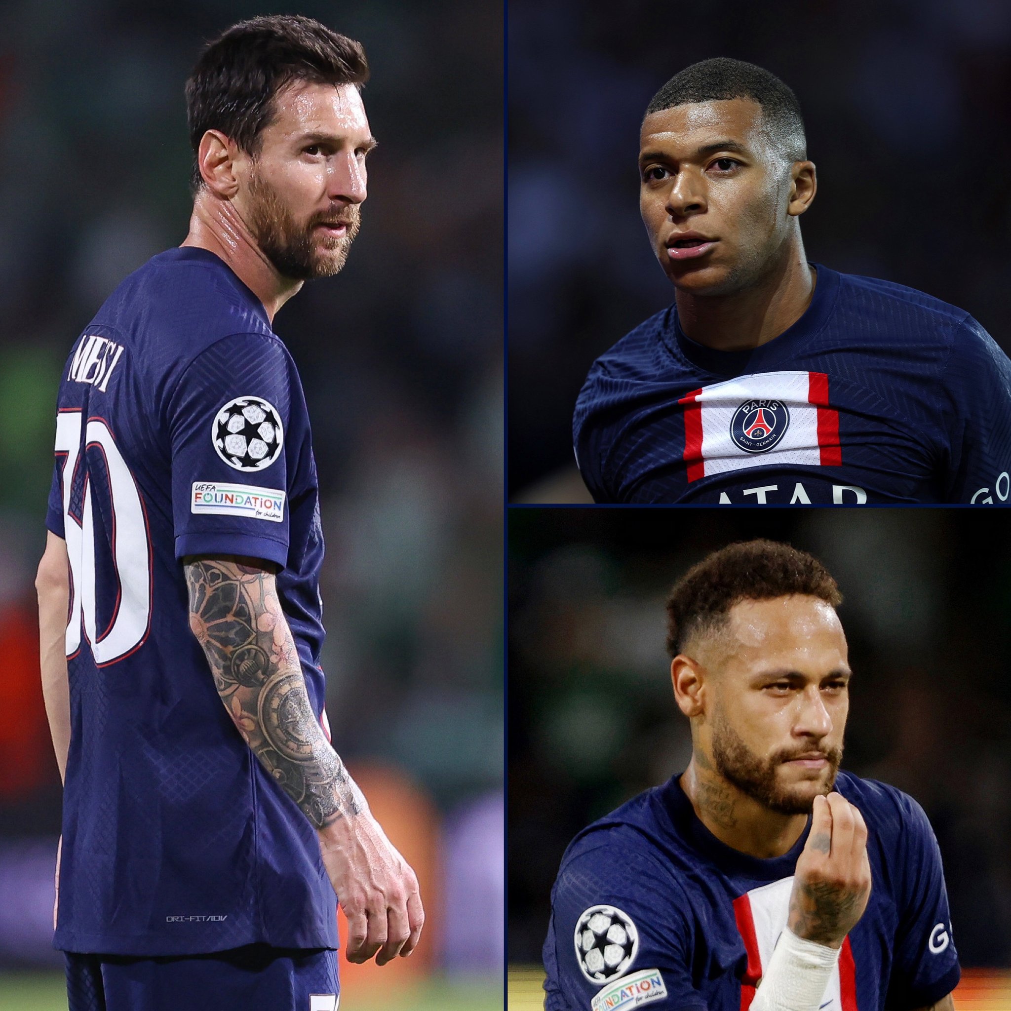 UEFA Champions League on Twitter: "Messi, Mbappé & Neymar all score for Paris in the same #UCL ...