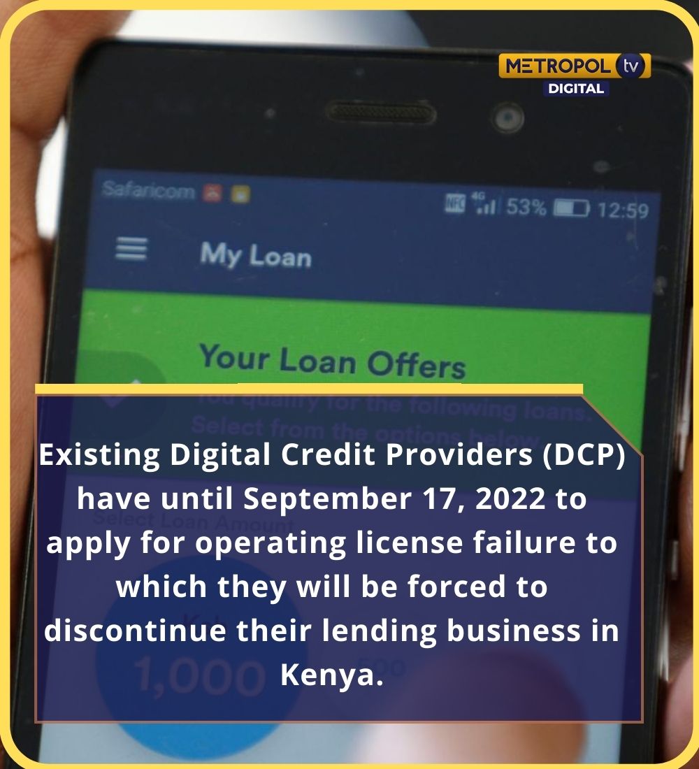 Metropol TV Kenya on Twitter: "New Regulations under CBK (Amendment) Act, the CBK (Digital ...