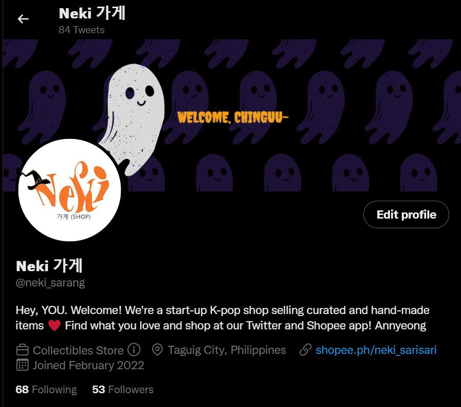𝗡𝗲𝗸𝗶 가게 on Twitter: "Eek, who's excited for Halloween? 👀🙋‍♀️@neki_sarang https://t.co/y2GFF16l7F ...