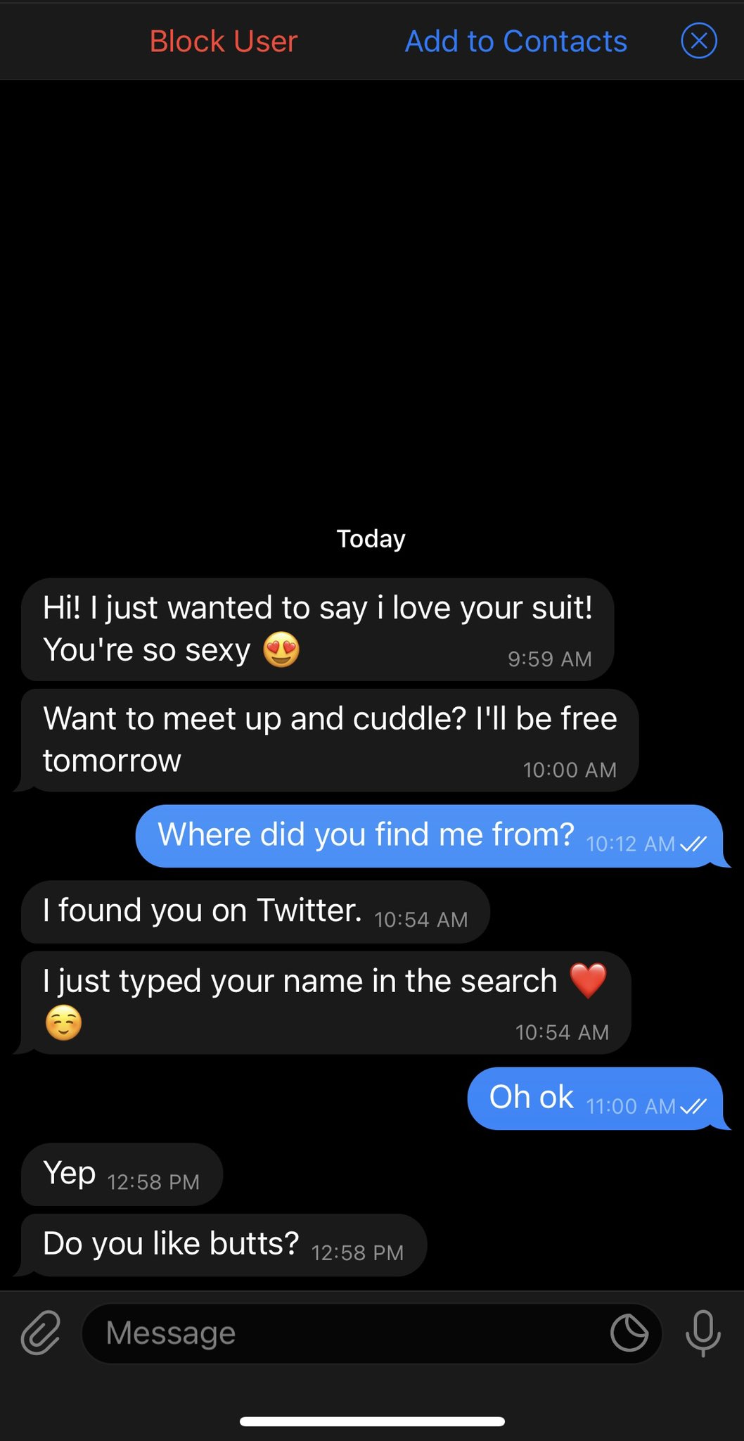 ️🔸Zephyr ️🔶 on Twitter: "This is how not to dm someone https://t.co/NdnyjcEbkD" / Twitter